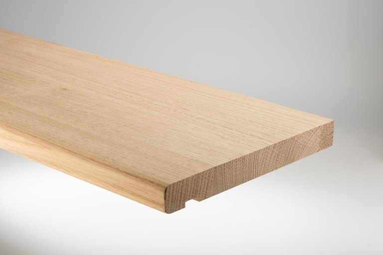 Stair Tread Overlay with matching riser American Oak 1066x273x17 ...